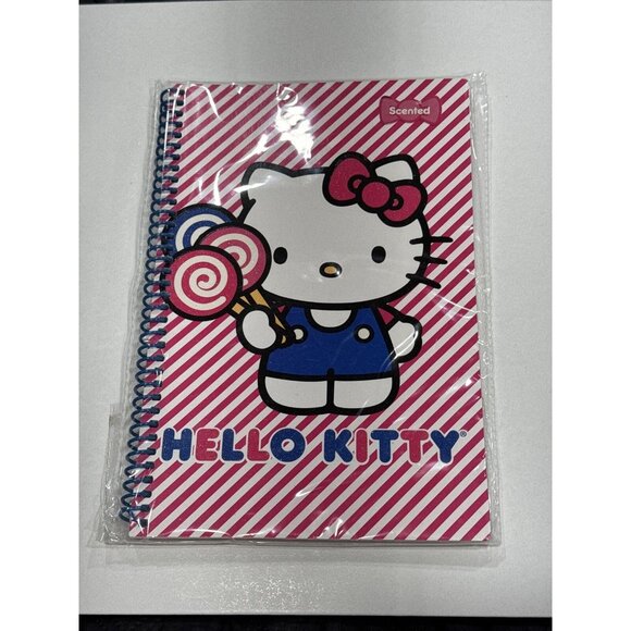 Hello Kitty | Other | New Hello Kitty Scented Notebook Sanrio Stripes ...